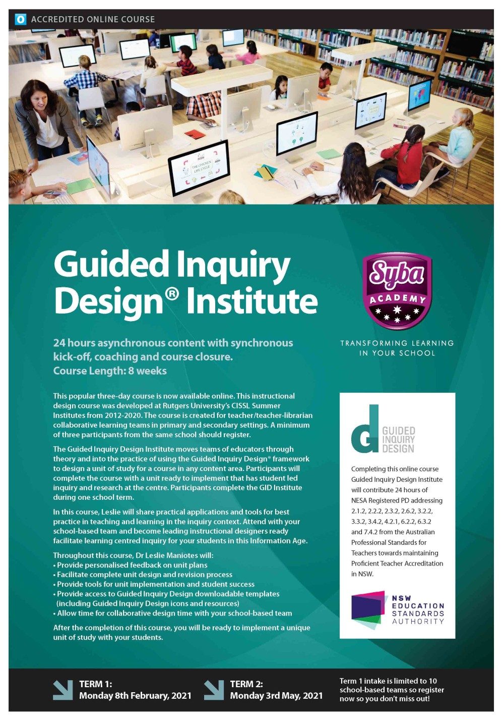 Guided Inquiry Design Institute (Online)
