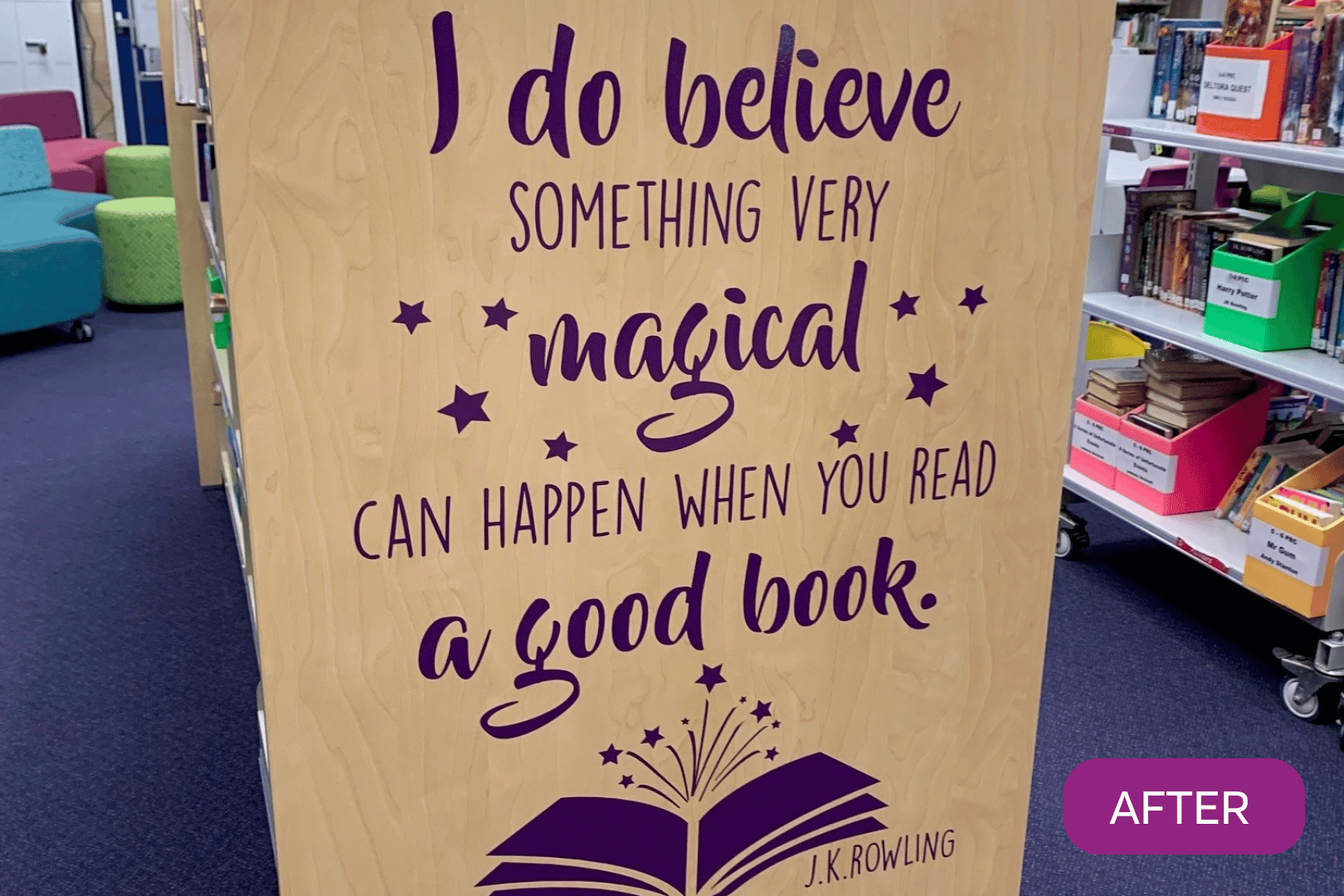 Syba Signs - Transforming libraries one wall at a time! Syba Signs - Transforming libraries one wall at a time!